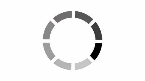 Loading circle icon on white background ... | Stock Video | Pond5