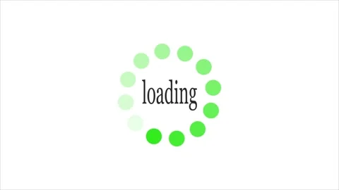 Loading circle icon on white background ... | Stock Video | Pond5