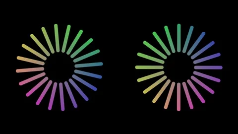 Loading Circle RGB color. Loading Animat... | Stock Video | Pond5