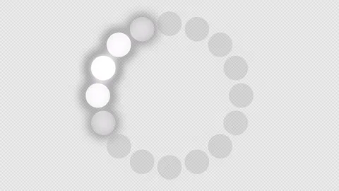 Loading Circle Video with Glow. Loading ... | Stock Video | Pond5