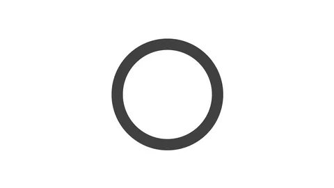 Loading Circle on white screen, Dots fad... | Stock Video | Pond5