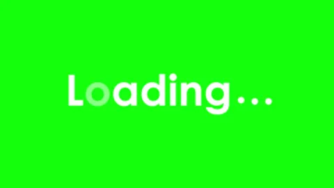 loading green screen 4k animated loading... | Stock Video | Pond5
