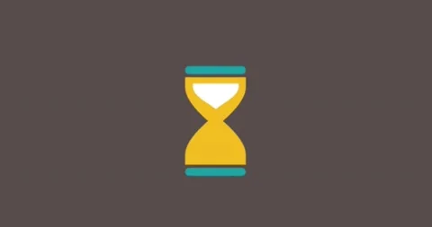 Loading Hourglass Animation | Stock Video | Pond5