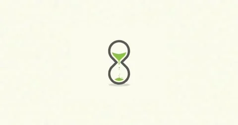 Loading Hourglass Animation | Stock Video | Pond5