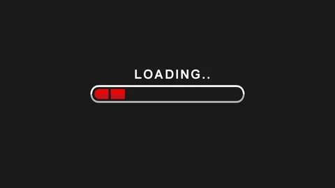 Loading icon being filled on the black e... | Stock Video | Pond5