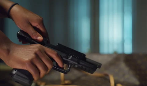 Loading Gun Stock Video Footage | Royalty Free Loading Gun Videos | Pond5