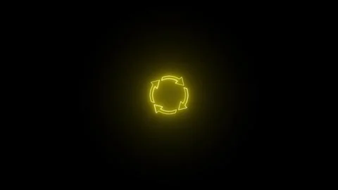 loading neon circle animation. glowing n... | Stock Video | Pond5