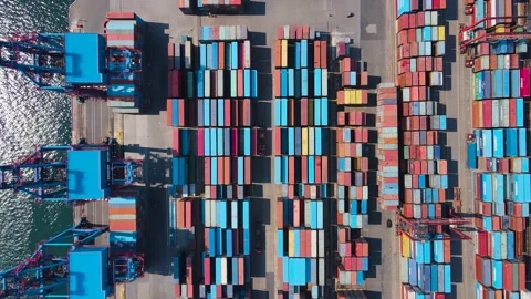 Loading Container Terminal Stock Footage ~ Royalty Free Stock Videos ...