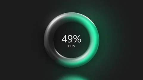 Loading process to complete. Motion. Fut... | Stock Video | Pond5