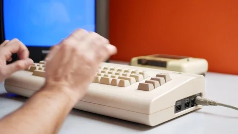 Old Computer Loading Stock Video Footage | Royalty Free Old Computer ...