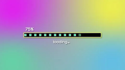 Loading Progress Bar Animation Backgroun... | Stock Video | Pond5