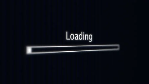 Loading Progress Bar on Computer Screen | Stock Video | Pond5