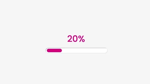 Loading progress bar loop animation | Stock Video | Pond5