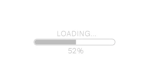 Loading progress bar minimal animation o... | Stock Video | Pond5