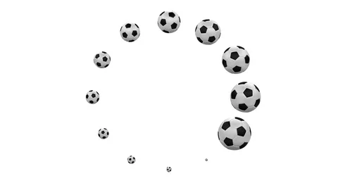 Loading round sign - soccer ball signs. ... | Stock Video | Pond5