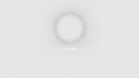 Loading screen Animation - white circul... | Stock Video | Pond5