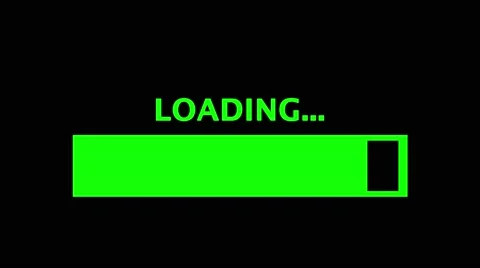 Loading screen bar simple green 4k | Stock Video | Pond5