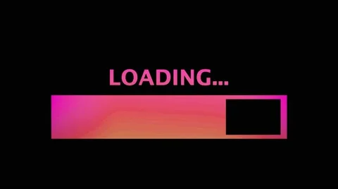 Loading screen bar simple hue 4k | Stock Video | Pond5