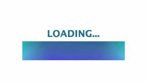 In Loading screen bar simple hue | Stock Video | Pond5