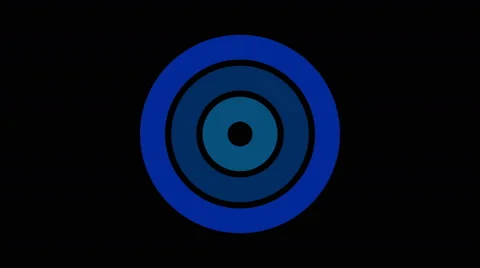 loading screen circular, blue on black b... | Stock Video | Pond5