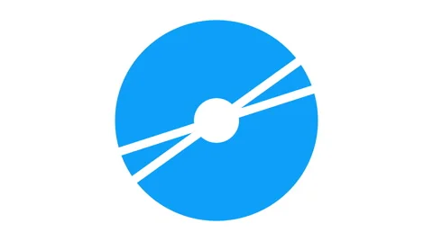 loading screen circular, blue on white b... | Stock Video | Pond5