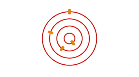 loading screen circular, fiery orange an... | Stock Video | Pond5