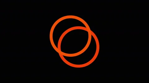 loading screen circular, fiery orange an... | Stock Video | Pond5