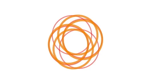 loading screen circular, fiery orange an... | Stock Video | Pond5