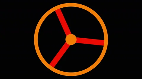 loading screen circular, fiery orange an... | Stock Video | Pond5