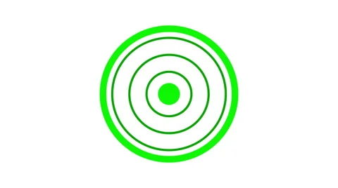 loading screen circular, green on white ... | Stock Video | Pond5