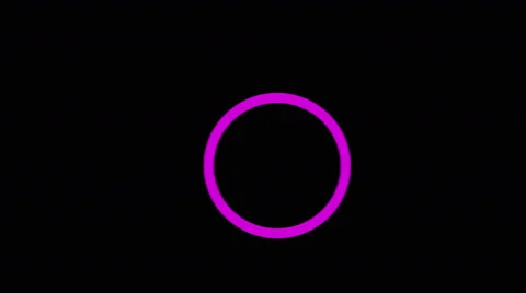 loading screen circular, purple on black... | Stock Video | Pond5