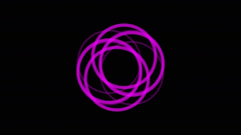 loading screen circular, purple on black... | Stock Video | Pond5