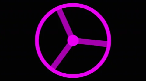 loading screen circular, purple on black... | Stock Video | Pond5