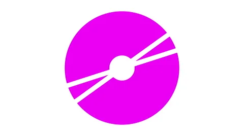 loading screen circular, purple on white... | Stock Video | Pond5