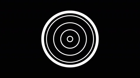 loading screen circular, white gray on b... | Stock Video | Pond5