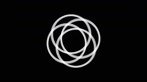 loading screen circular, white gray on b... | Stock Video | Pond5