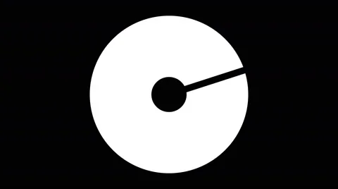 loading screen circular, white gray on b... | Stock Video | Pond5