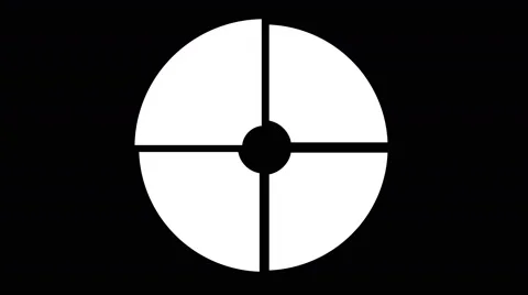 loading screen circular, white gray on b... | Stock Video | Pond5