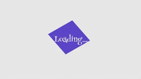Loading Screen Text Classic Cartoon Anim... | Stock Video | Pond5