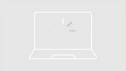 Loading screen white line animation | Stock Video | Pond5