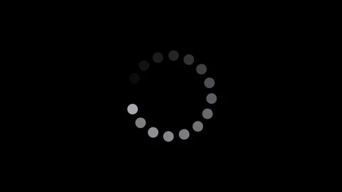 Loading wheel animation - Small spinning... | Stock Video | Pond5