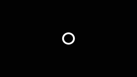 Loading white circle icon on transparent... | Stock Video | Pond5
