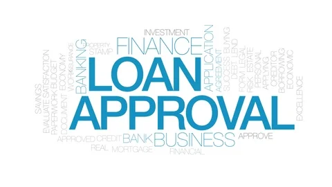 Loan approval animated word cloud. Kinet... | Stock Video | Pond5