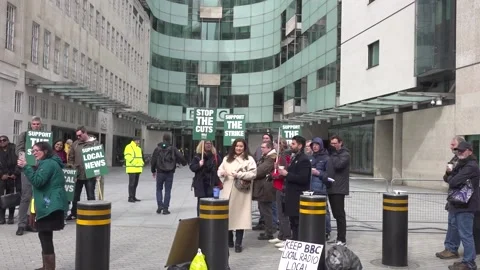 Local BBC TV and radio services face dis... | Stock Video | Pond5
