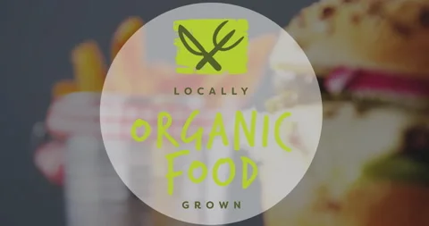Locally grown organic food animation ove... | Stock Video | Pond5