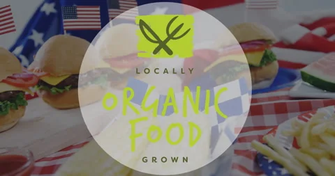Locally organic food grown animation ove... | Stock Video | Pond5