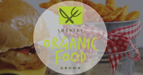 Locally organic food grown animation ove... | Stock Video | Pond5
