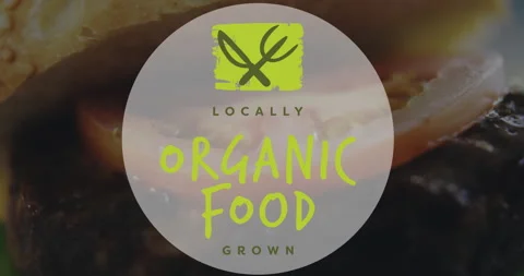 Locally organic food grown animation ove... | Stock Video | Pond5