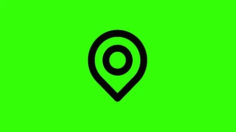 location icon background animated, logo ... | Stock Video | Pond5