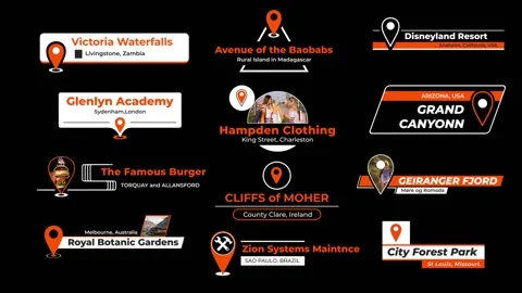 Location Lower Thirds ~ After Effects Project #226716377